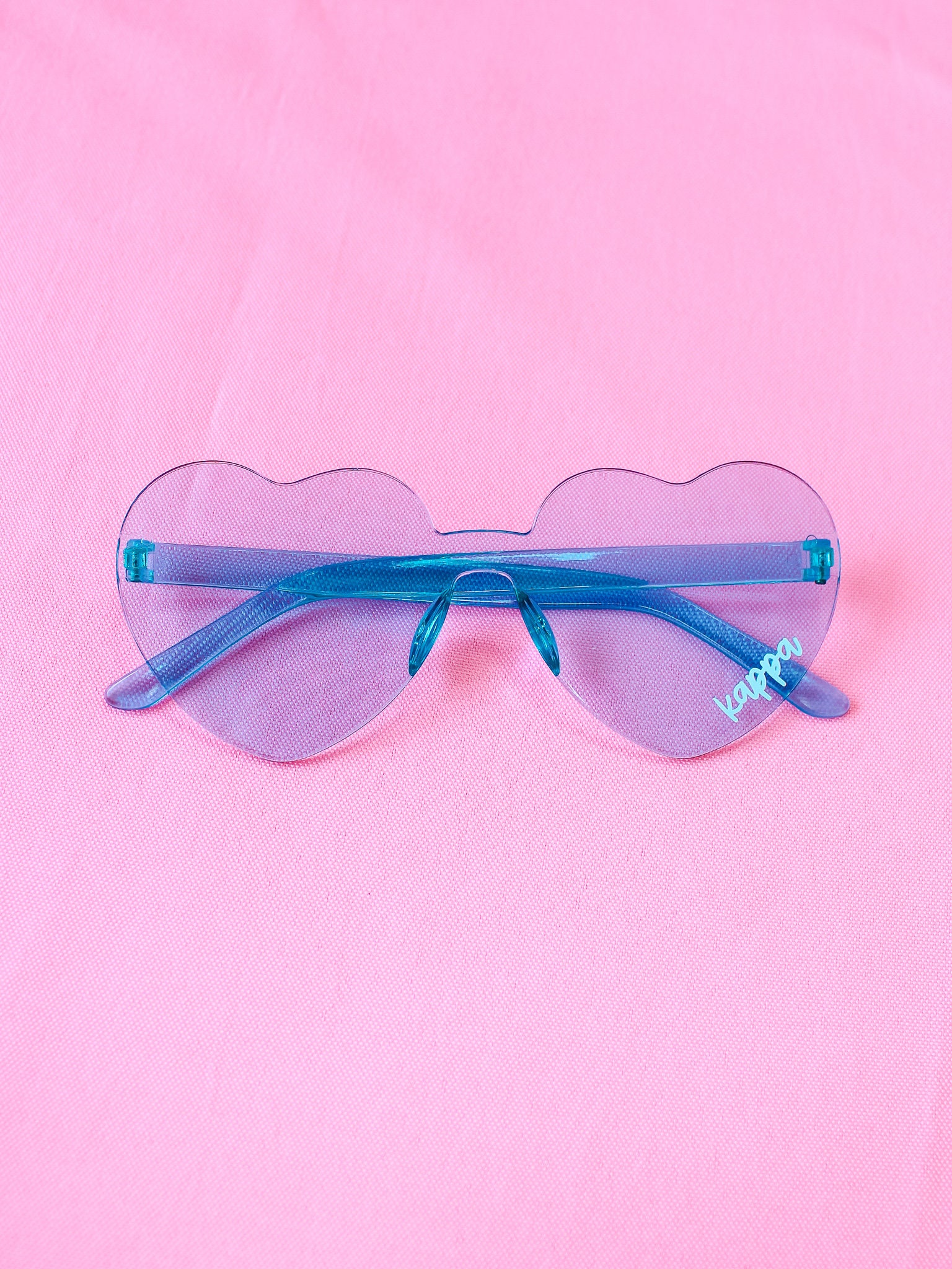 Kappa Kappa Gamma Sorority Only Eyes for You Heart Sunglasses - Etsy