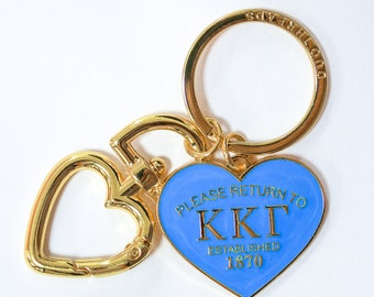 Kappa Kappa Gamma Sorority Please Return Key Ring - Etsy