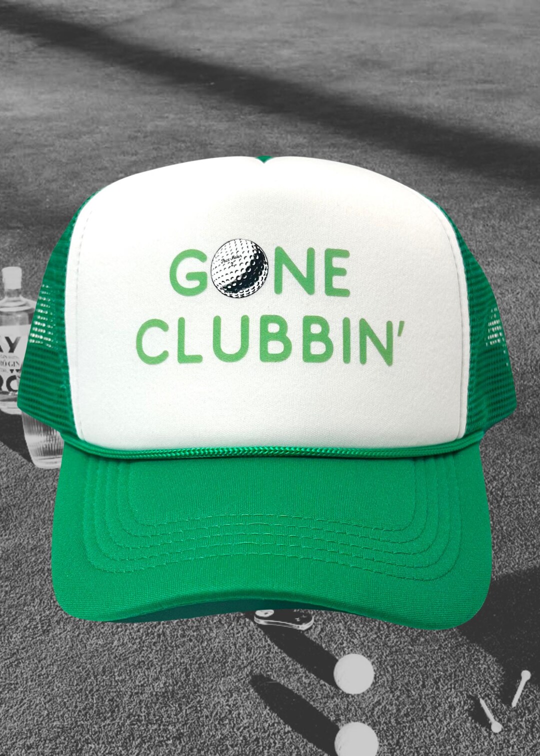 Gone Clubbin' Golf Trucker Hat - Etsy