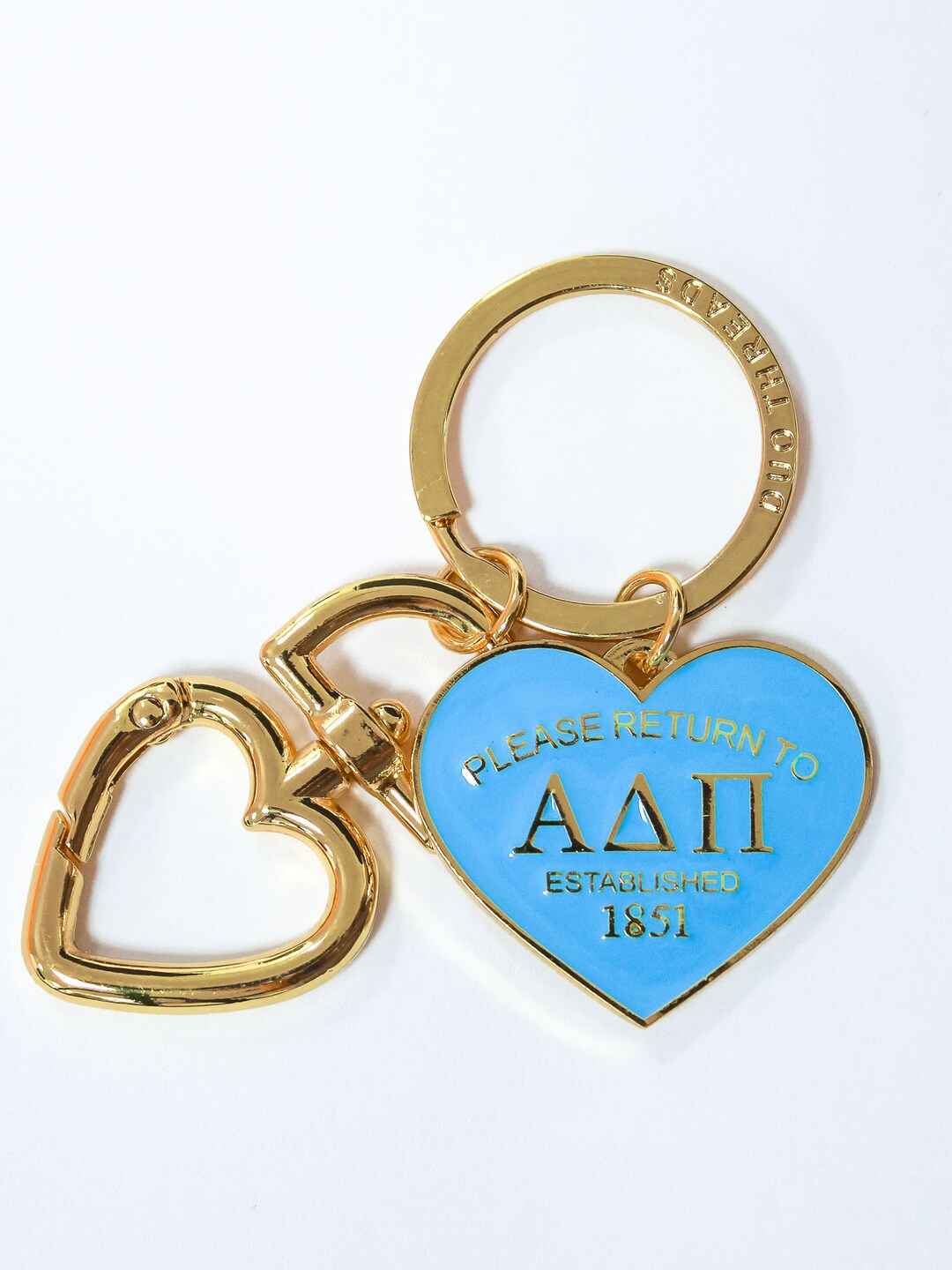 Alpha Delta Pi Sorority Please Return Key Ring - Etsy