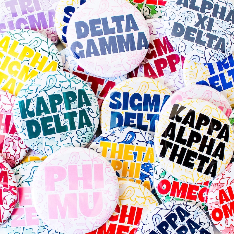 Sorority Girl Buttons - Etsy