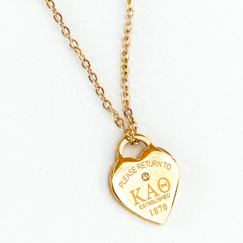 Kappa Theta Necklace - Etsy
