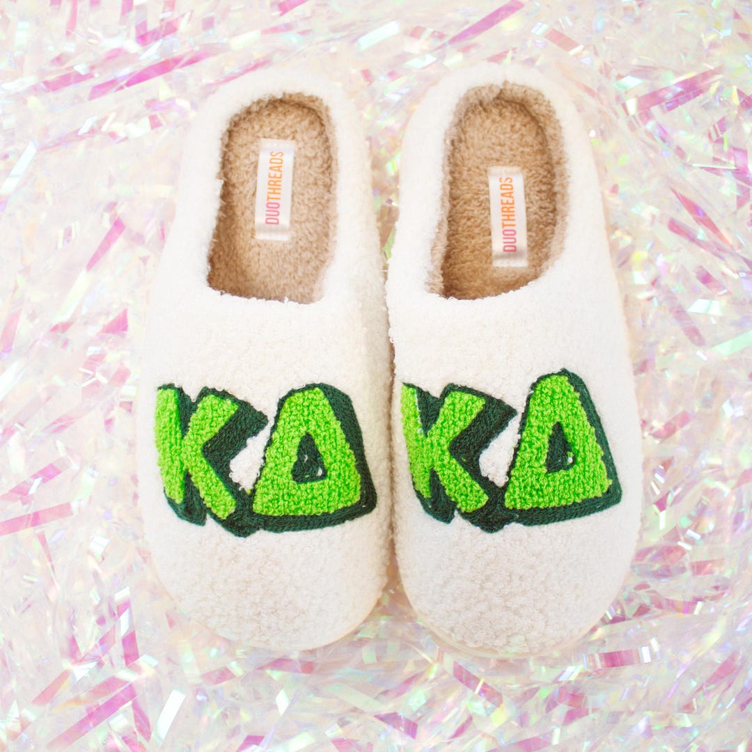 Kappa Delta Sorority Slippers - Etsy