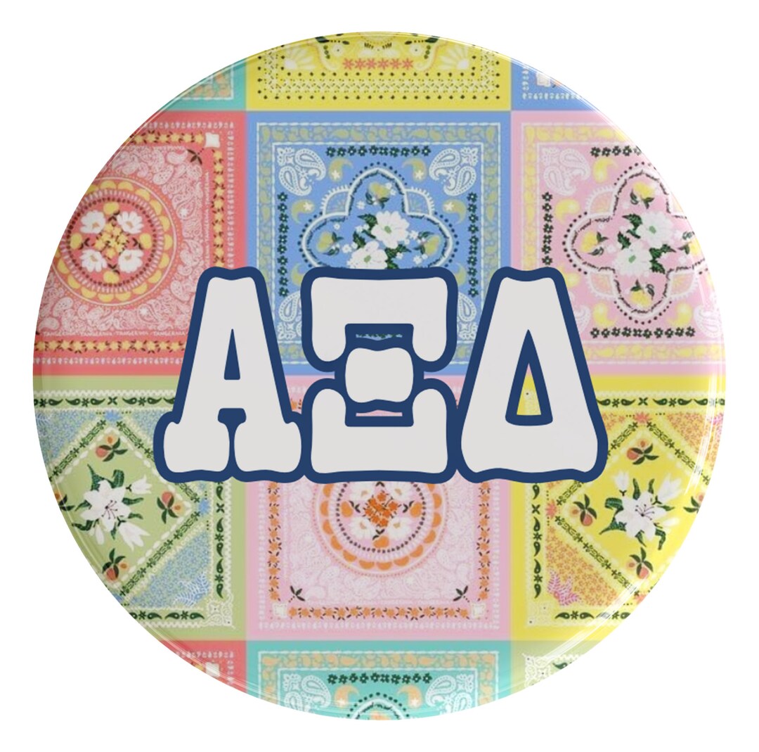Alpha Xi Delta Summer Days Sorority Button (includes One) // See ...