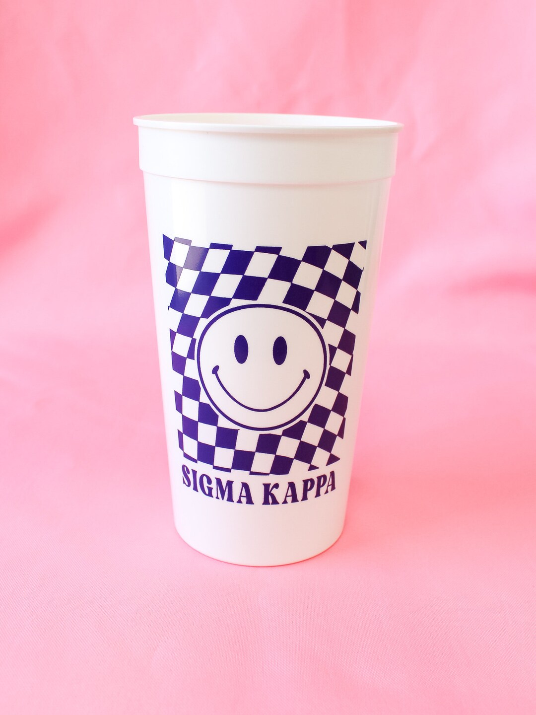 Sigma Kappa Smile Stadium Cup 32oz - Etsy