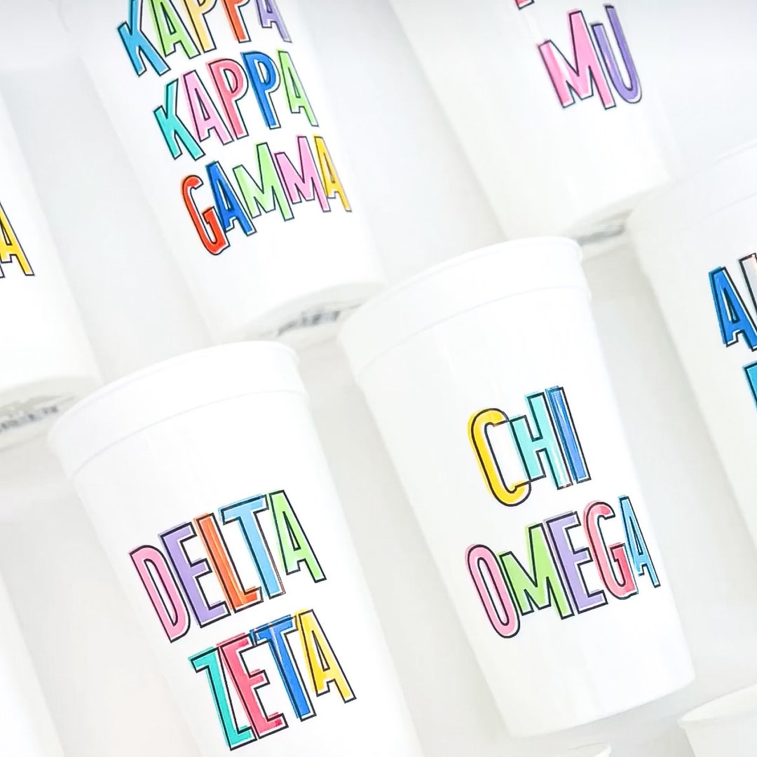 Bring on the Fun Sorority Stadium Cup 32oz - Etsy