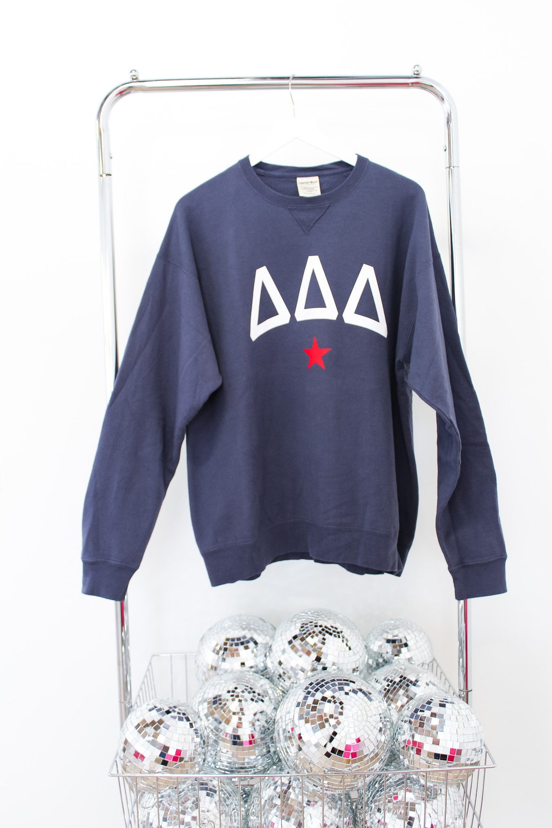 Delta Delta Delta Paris Crew - LG NAVY - Etsy