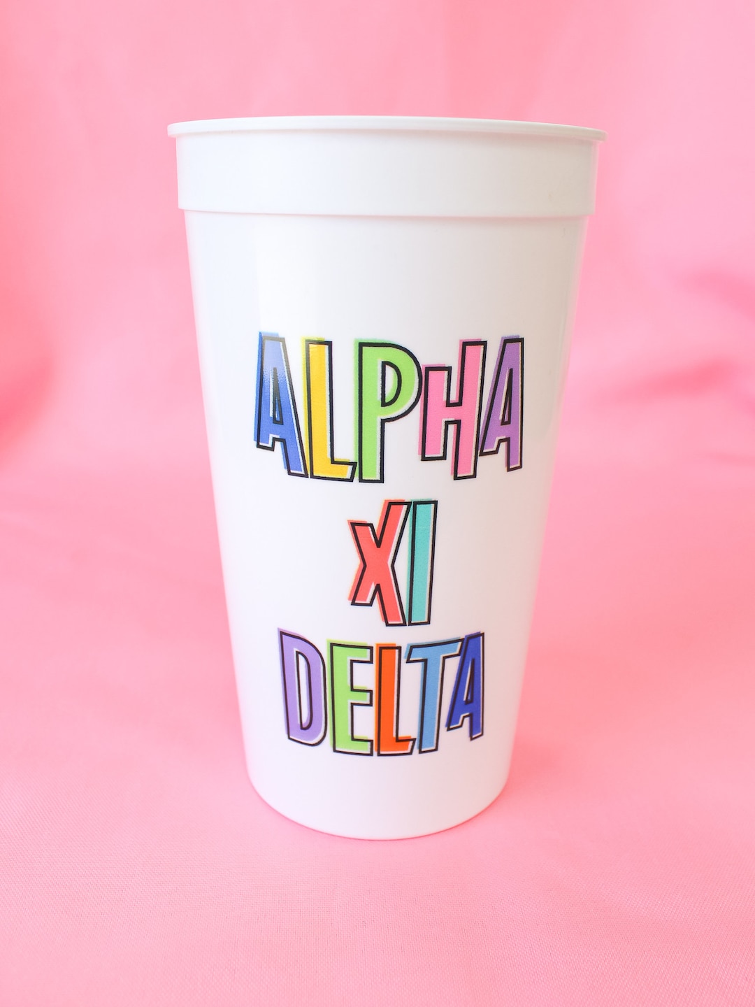 Alpha Xi Delta Sorority Bring on the Fun Stadium Cup 32oz - Etsy