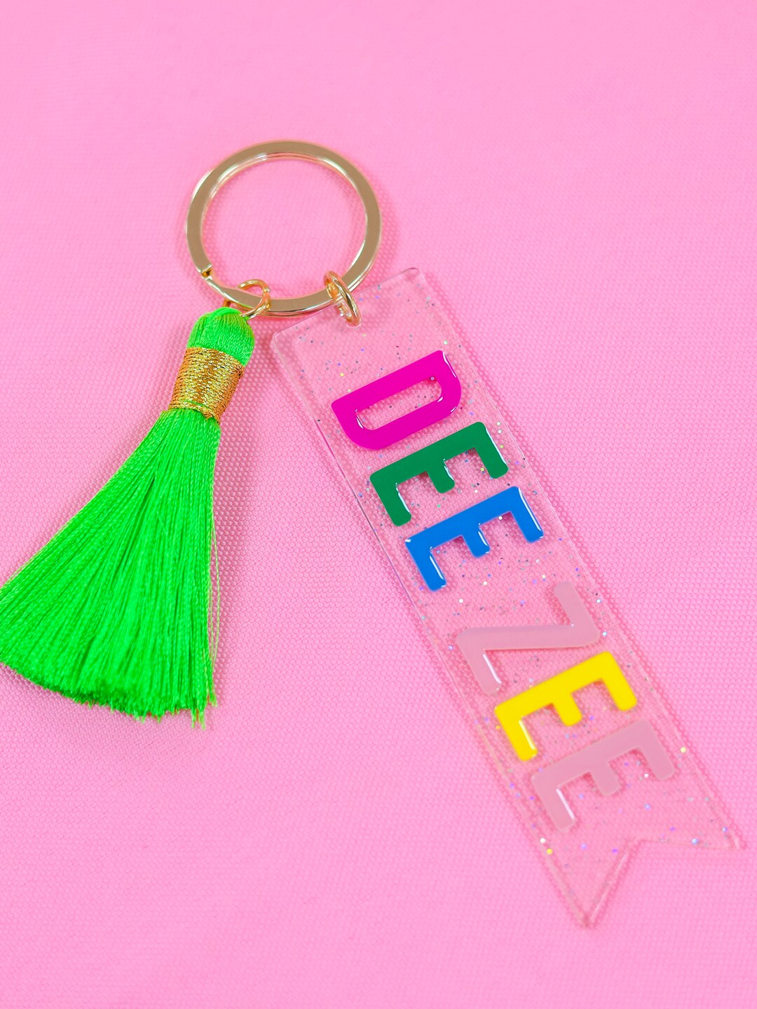 Delta Zeta Sorority Tassel Key Fob - Etsy