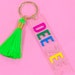 Delta Zeta Sorority Tassel Key Fob - Etsy