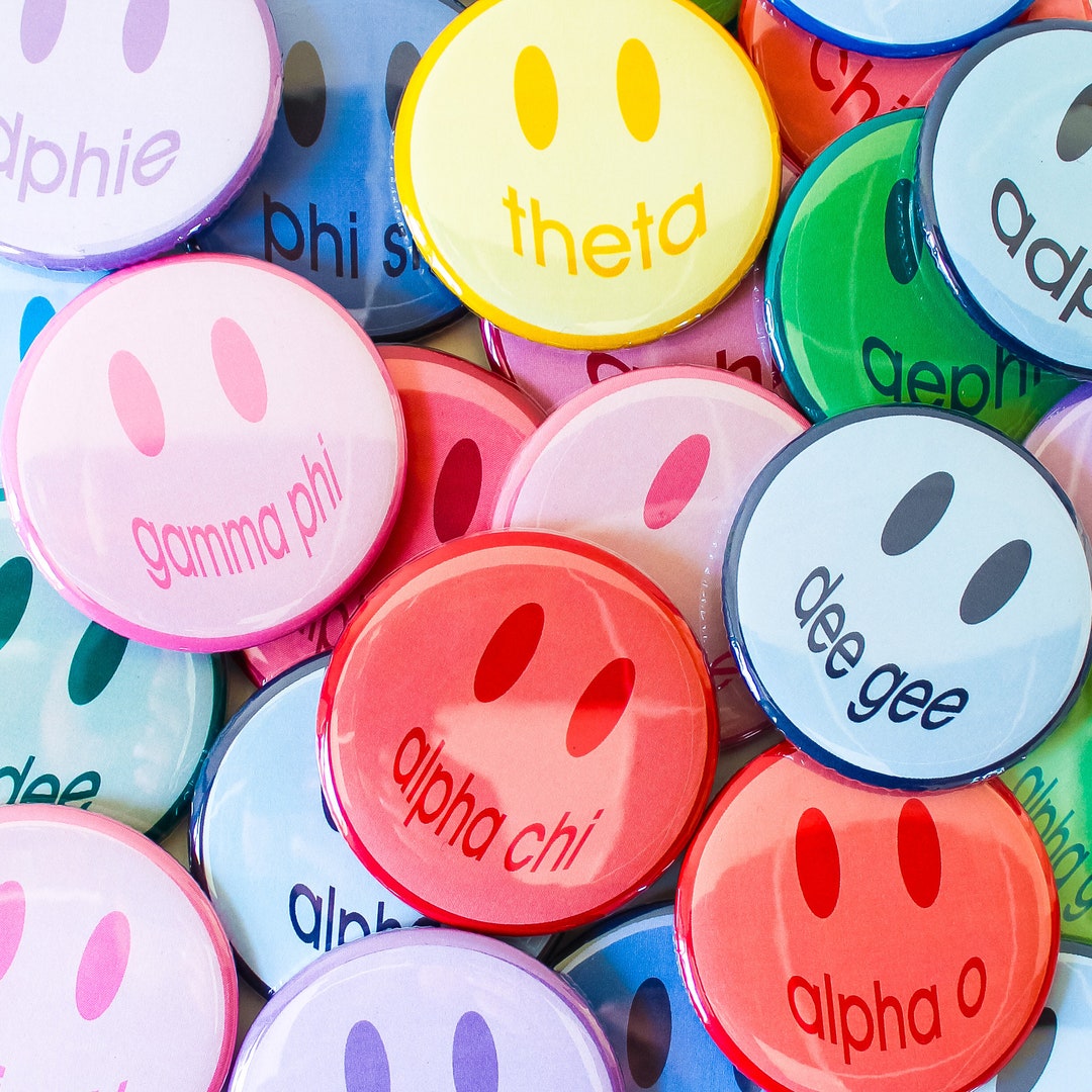 Smile Sorority Buttons (includes One) // Available for All ...