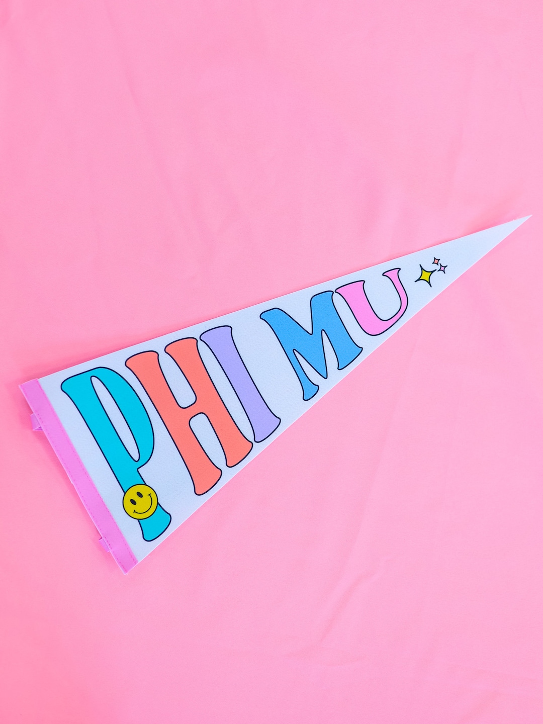 Phi Mu Sorority Party Pennant Flag - Etsy