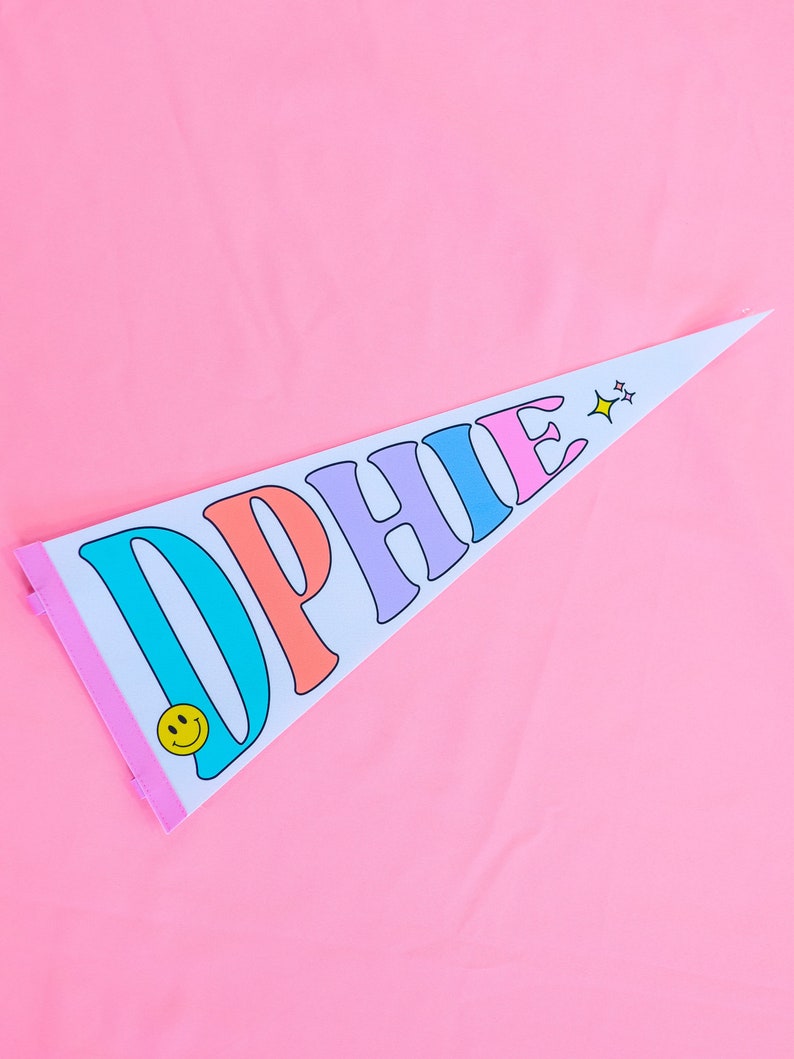 Delta Phi Epsilon Sorority Party Pennant Flag - Etsy