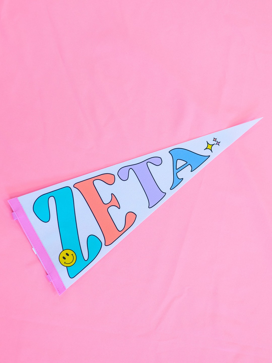 Zeta Tau Alpha Sorority Party Pennant Flag - Etsy