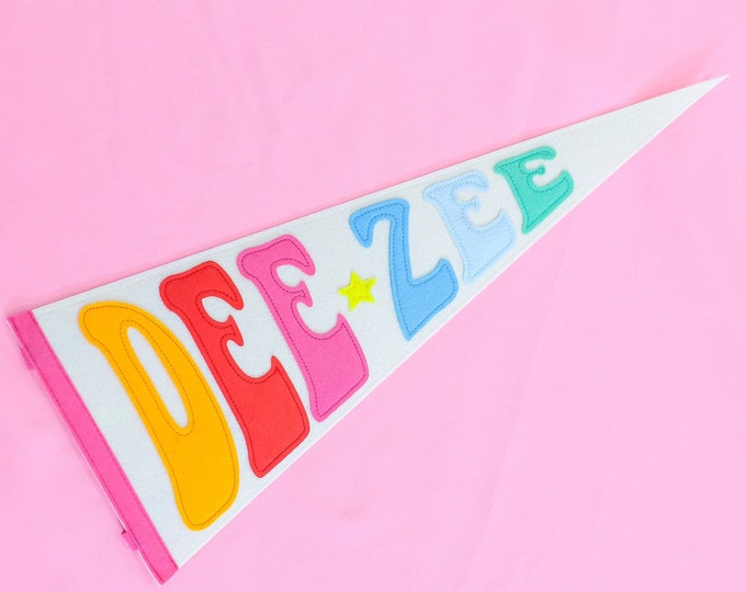 Delta Zeta Sorority Stardust Pennant Flag - Etsy