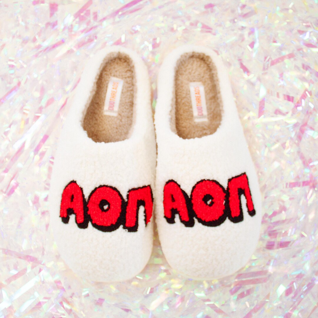 Alpha Omicron Pi Sorority Slippers - Etsy