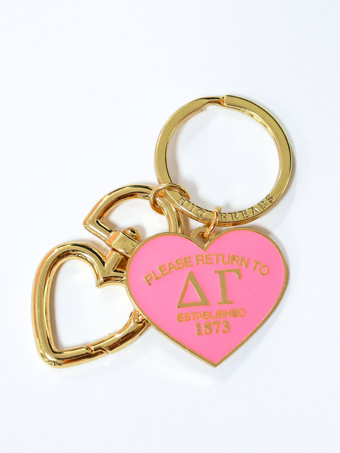 Delta Gamma Sorority Please Return Key Ring - Etsy