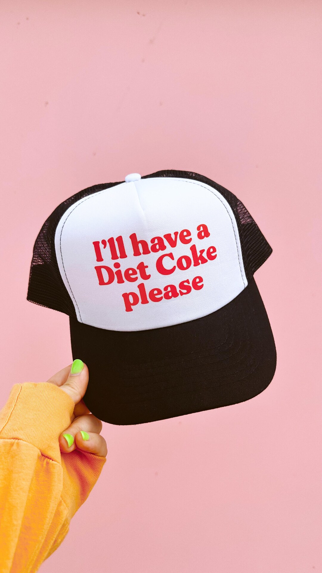 I'll Have a Diet Coke Please Trucker Hat - Etsy