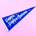 Zeta Tau Alpha Sorority Rainbow Pennant Flag / Sorority Gift / Dorm ...