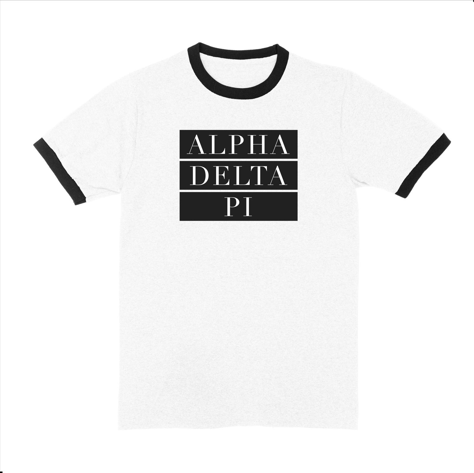Ringer Block Sorority Tee - Etsy