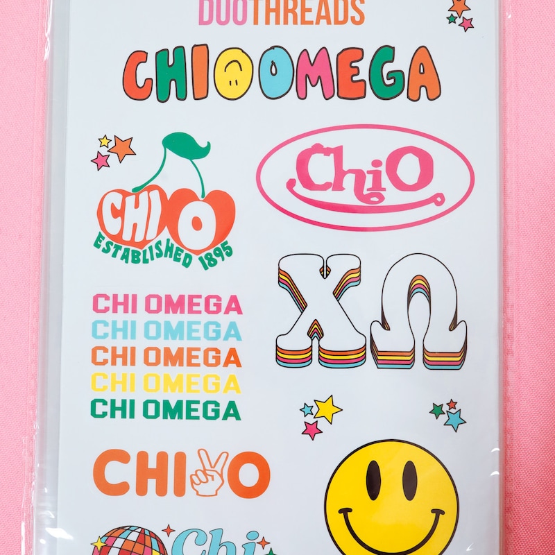 Chi Omega Stickers - Etsy