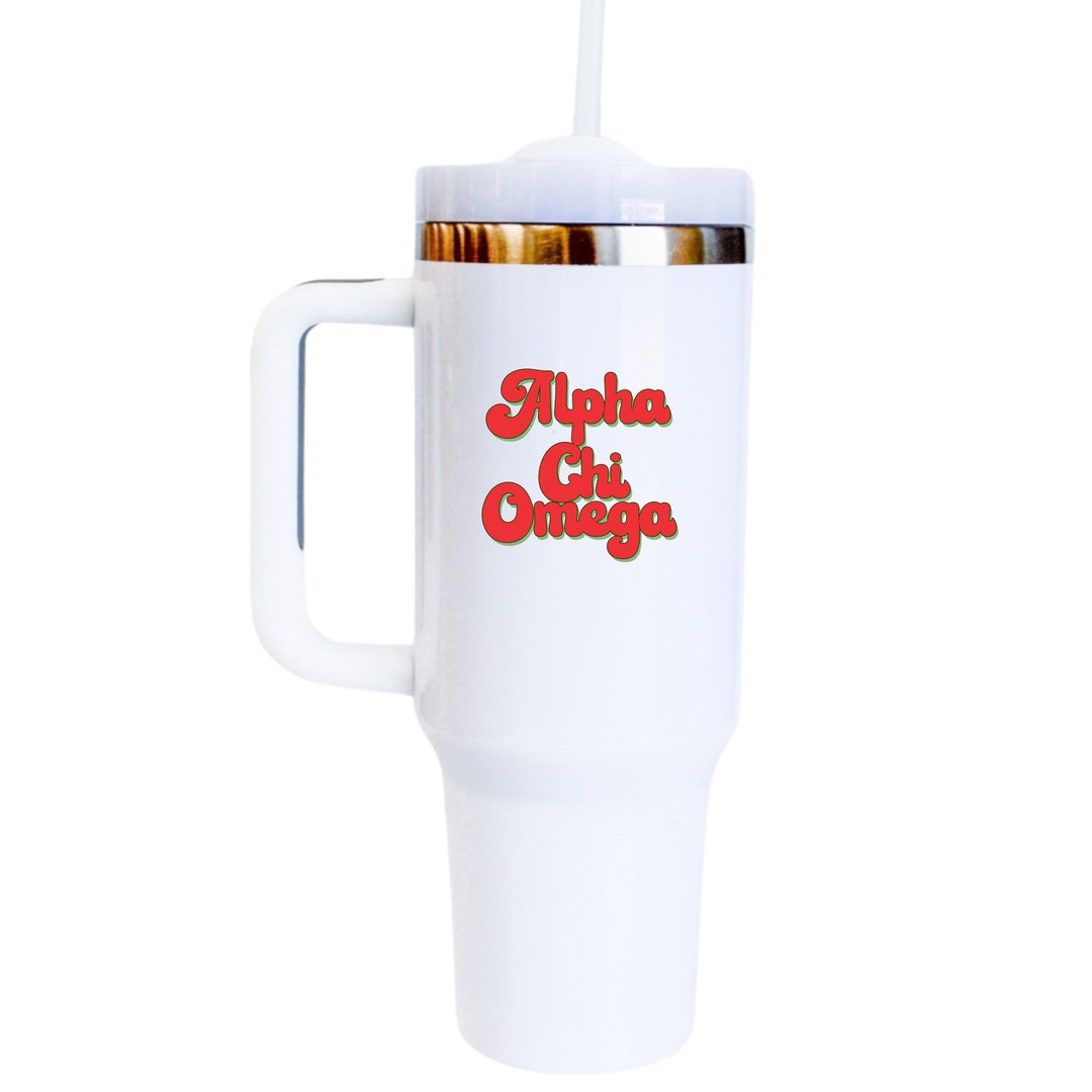 Alpha Chi Omega 40oz Sorority Legacy Stella Tumbler - Etsy