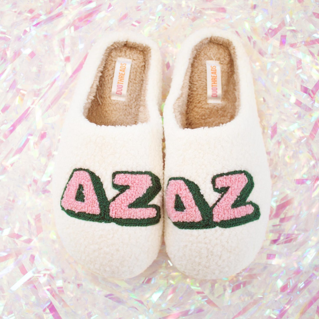 Delta Zeta Sorority Slippers - Etsy