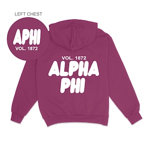 Alpha Phi Foxy Sorority Sweatshirt - Etsy