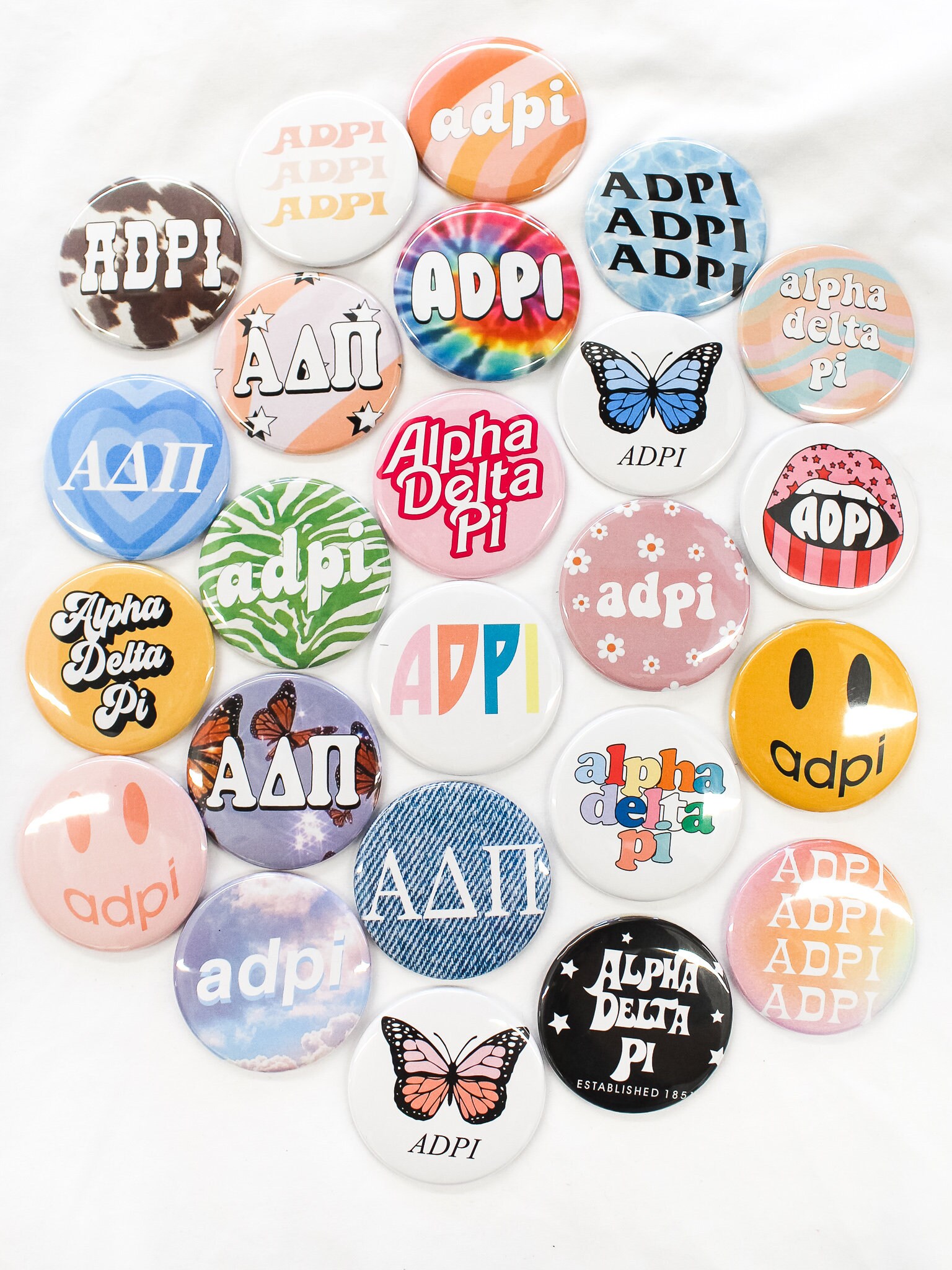 Sorority Buttons includes One // Available for All | Etsy
