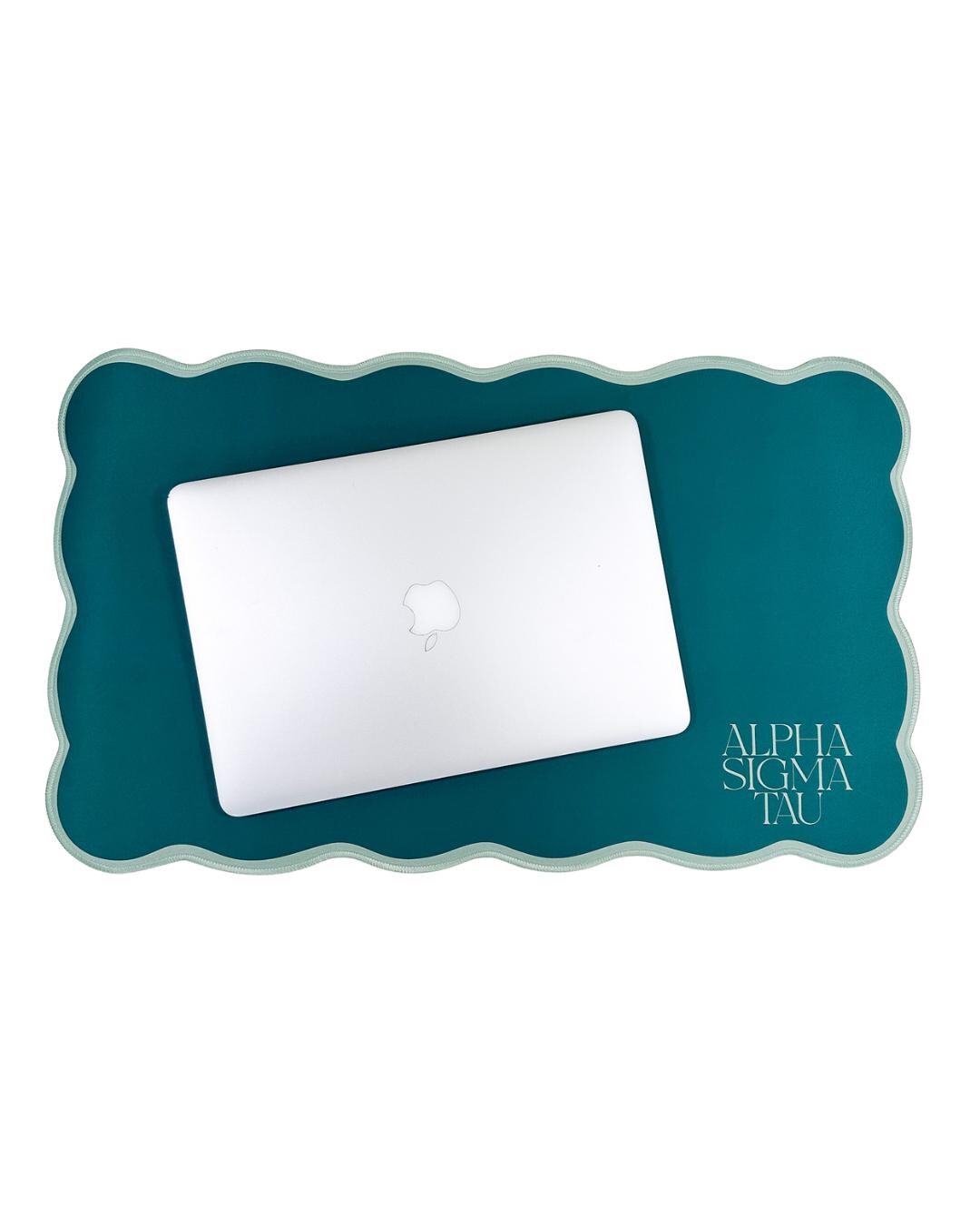 Alpha Sigma Tau Scalloped Sorority Desk Mat - Etsy