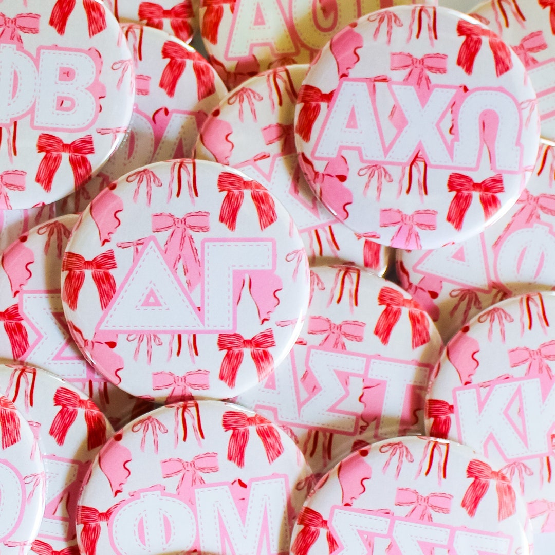 Coquette Sorority Buttons (includes One) // Available for All ...
