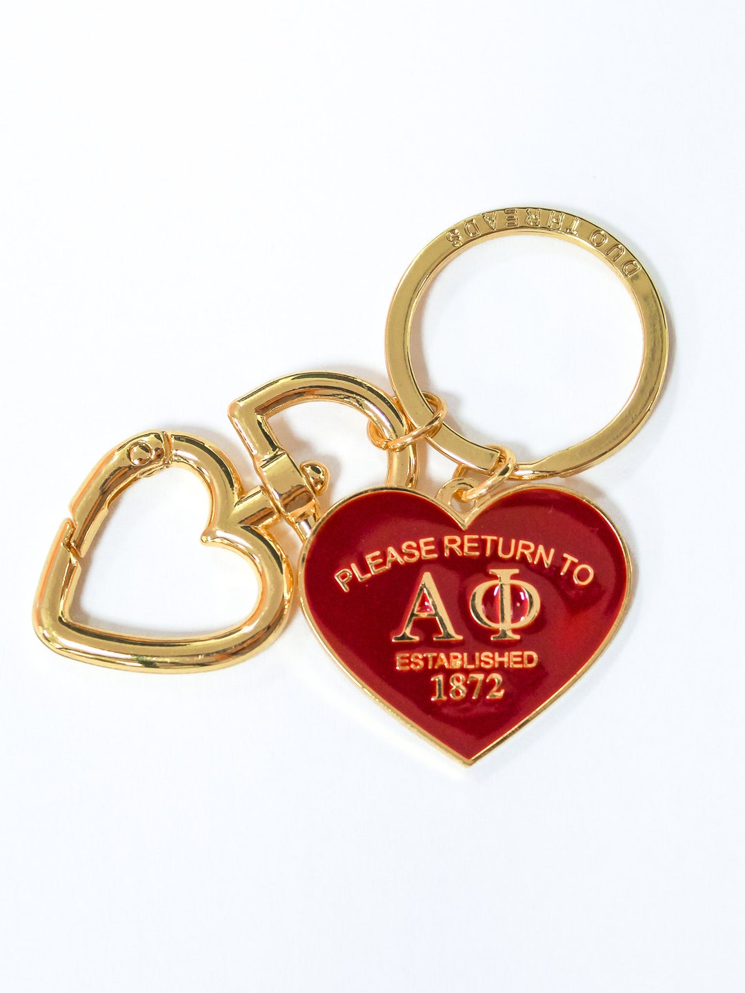 Alpha Phi Sorority Please Return Key Ring - Etsy