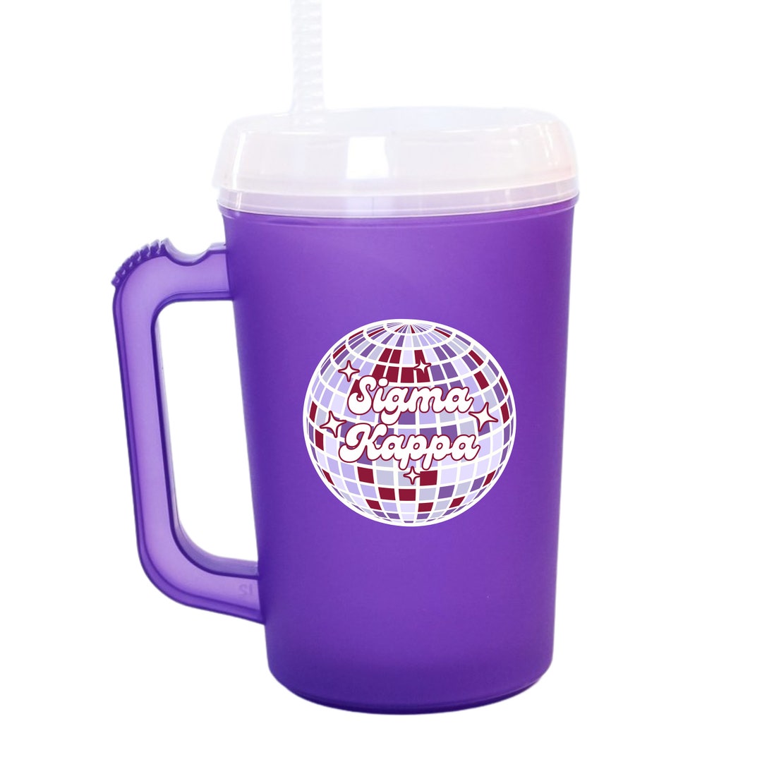 Sigma Kappa Disco Mug Sorority Insulated Mug - Etsy