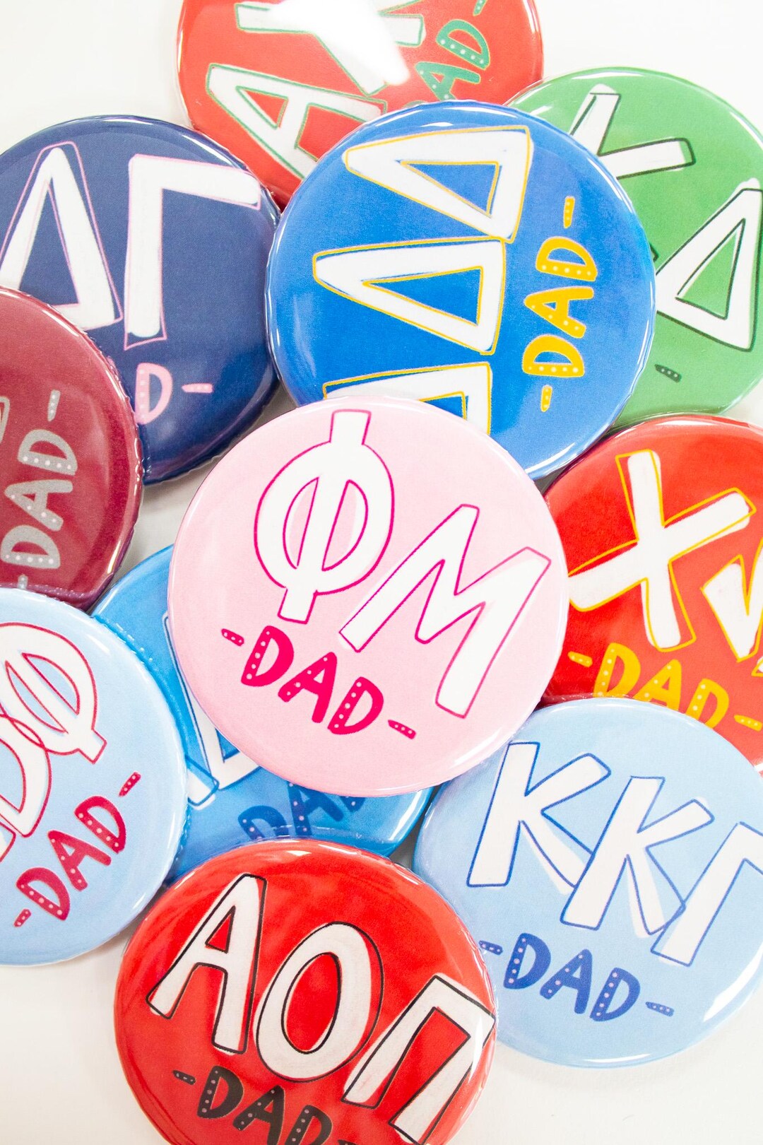 Classic Sorority Dad Gameday Buttons (includes One) - Etsy