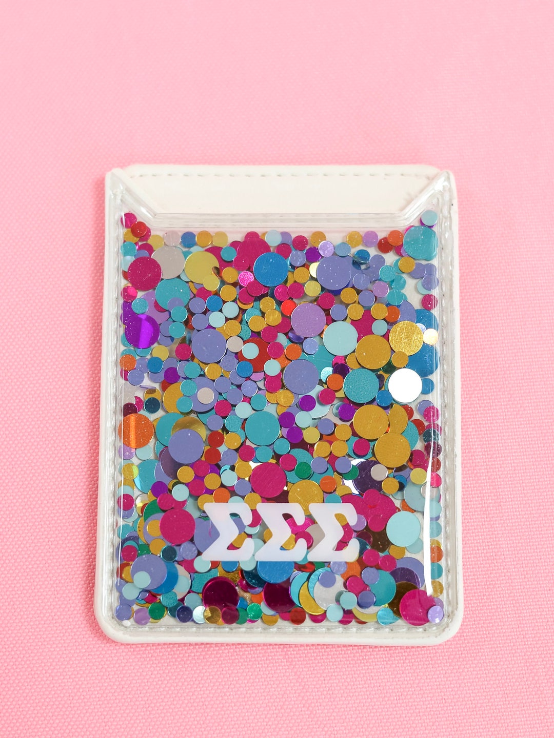Sigma Sigma Sigma Confetti Phone Wallet - Etsy