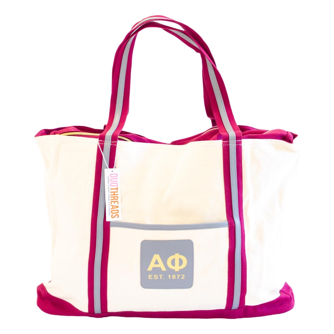 Alpha Phi Weekender Sorority Tote Bag - Etsy