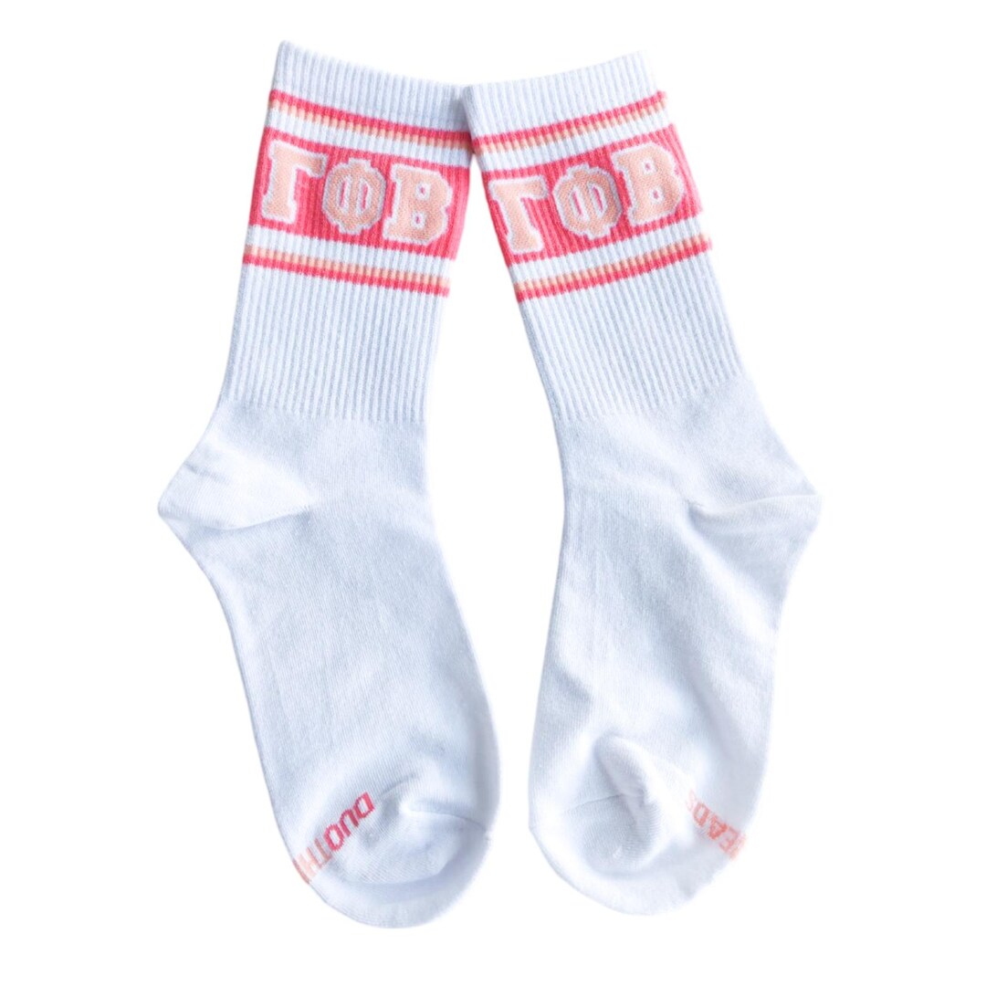 Gamma Phi Beta Socks - Etsy