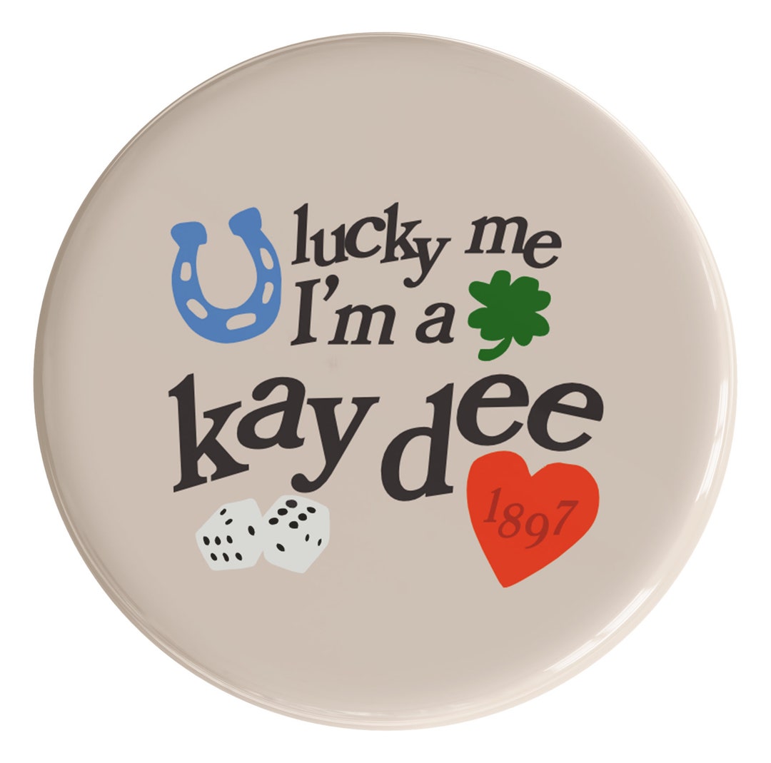 Kappa Delta Lucky Sorority Button (includes One) // See Description to ...