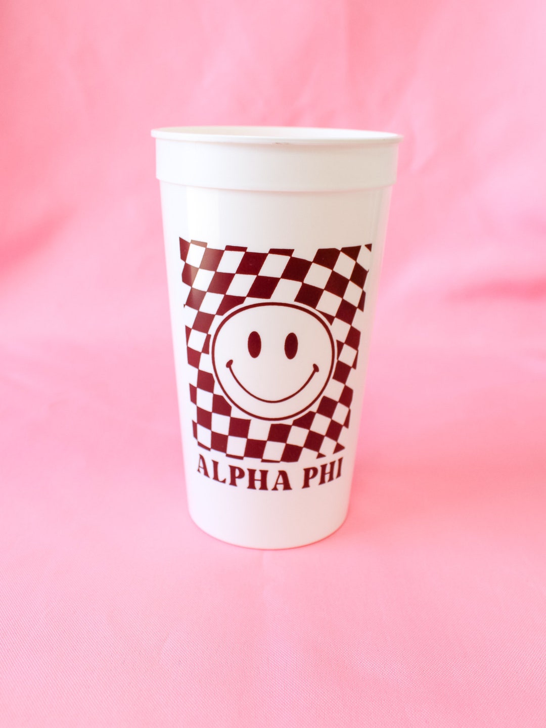 Alpha Phi Sorority Smile Stadium Cup 32oz - Etsy
