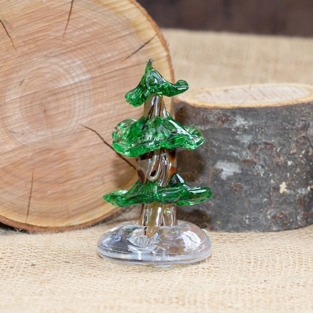 Handmade Glass Tree, Michigan Pine Tree, Michigan Decor, Great Lakes ...