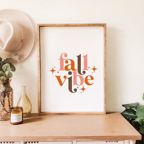 Pumpkin Spice Print Fall Printable Wall Art Autumn Print - Etsy