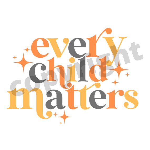 Every Child Matters Color Svg Children School Svg Save - Etsy