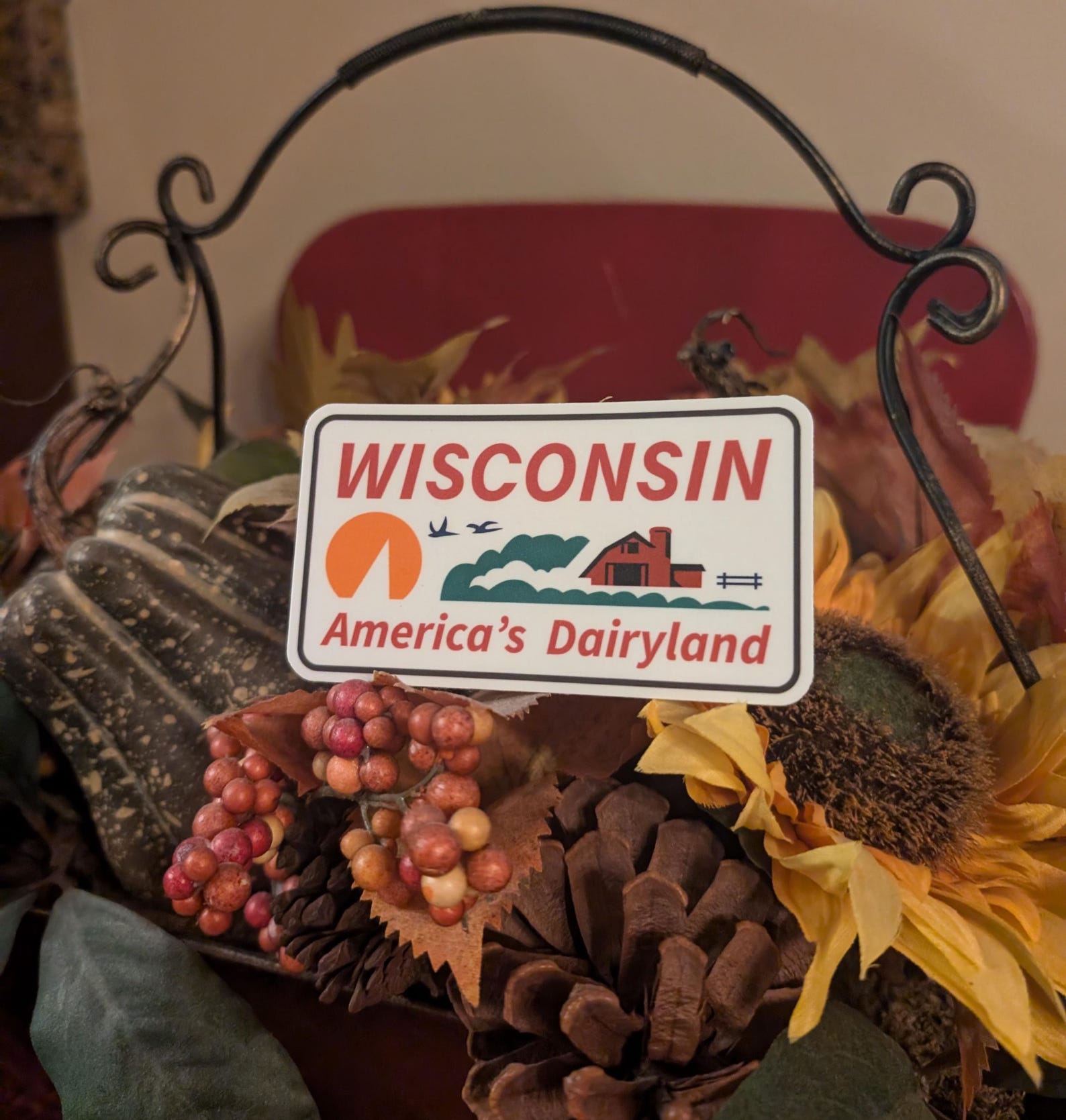 Wisconsin License Plate Sticker - Etsy