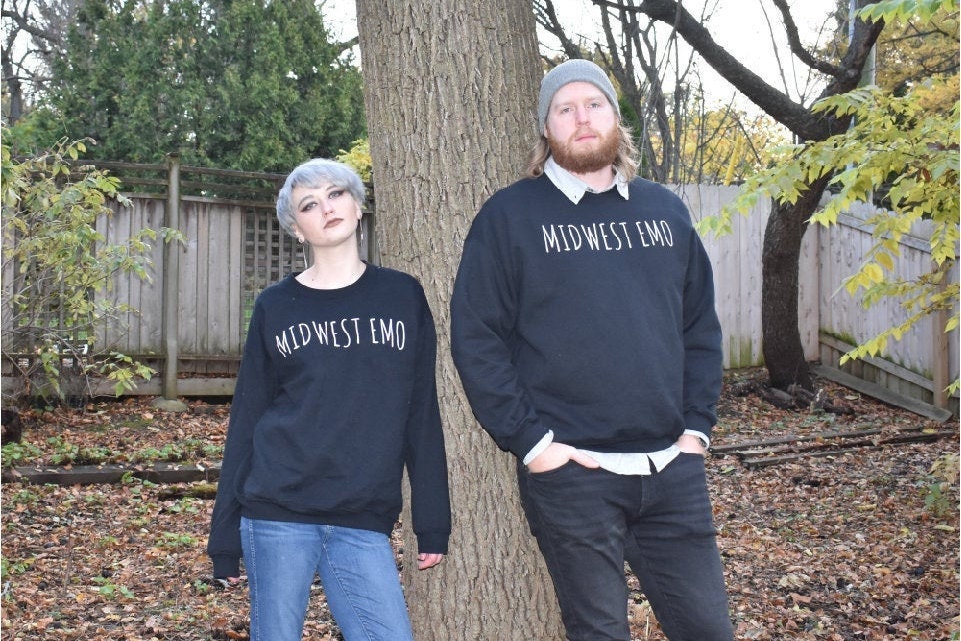 Midwest Emo Crewneck Sweater Unisex - Etsy