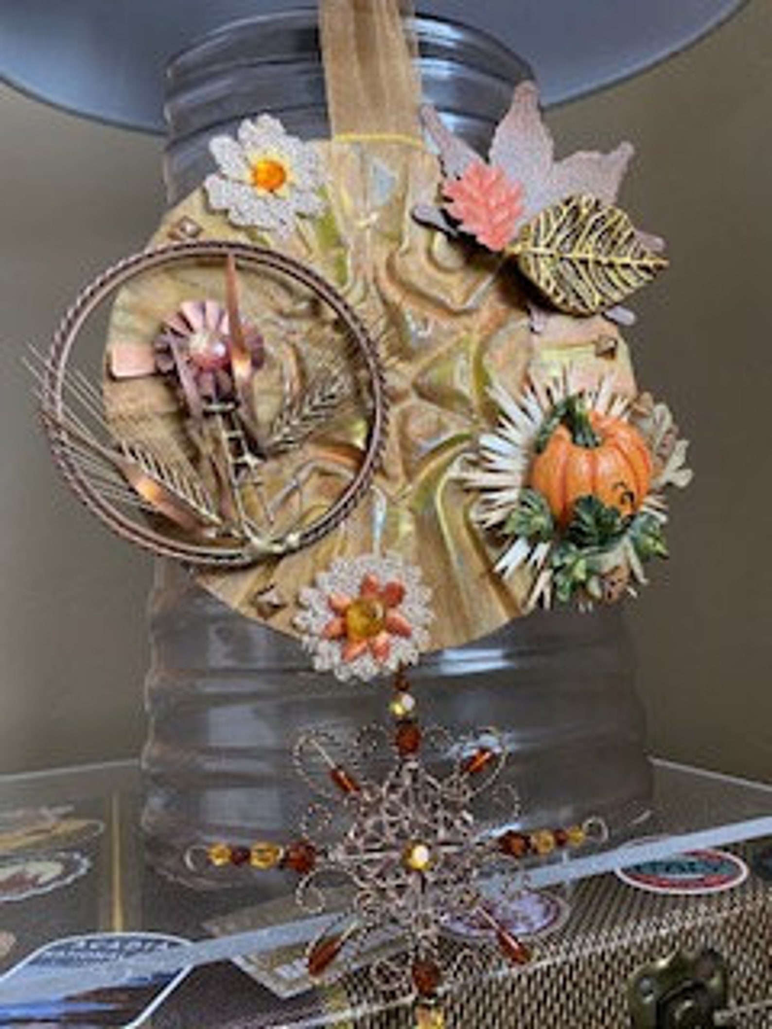 The Autumn/fall Harvest Altered Tin is Made From Repurposed Metal Tins ...