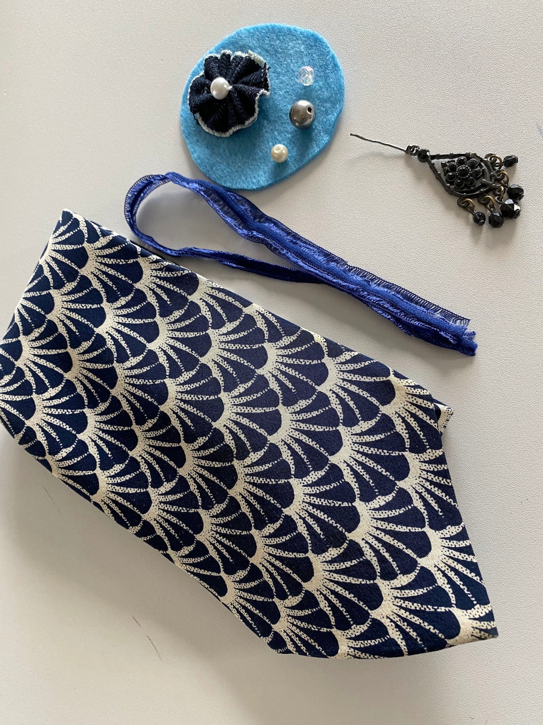 Men's Repurposed Tie Rosette Kit - Etsy