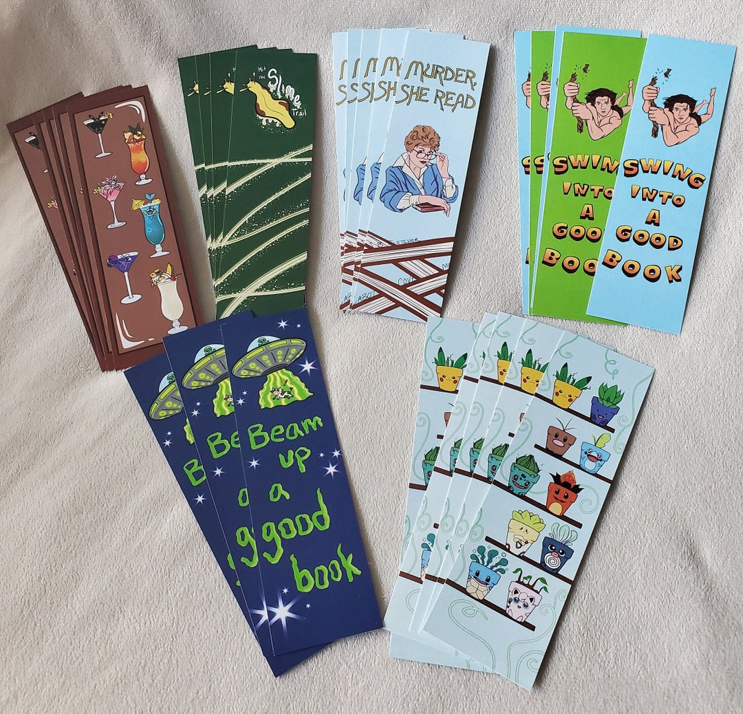 Bookmarks, Pop Culture Bookmarks, Gifts, Reading Accessories, Retro ...