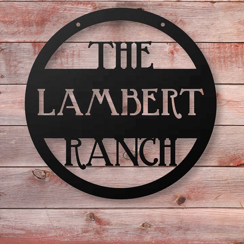 Ranch Sign - Etsy