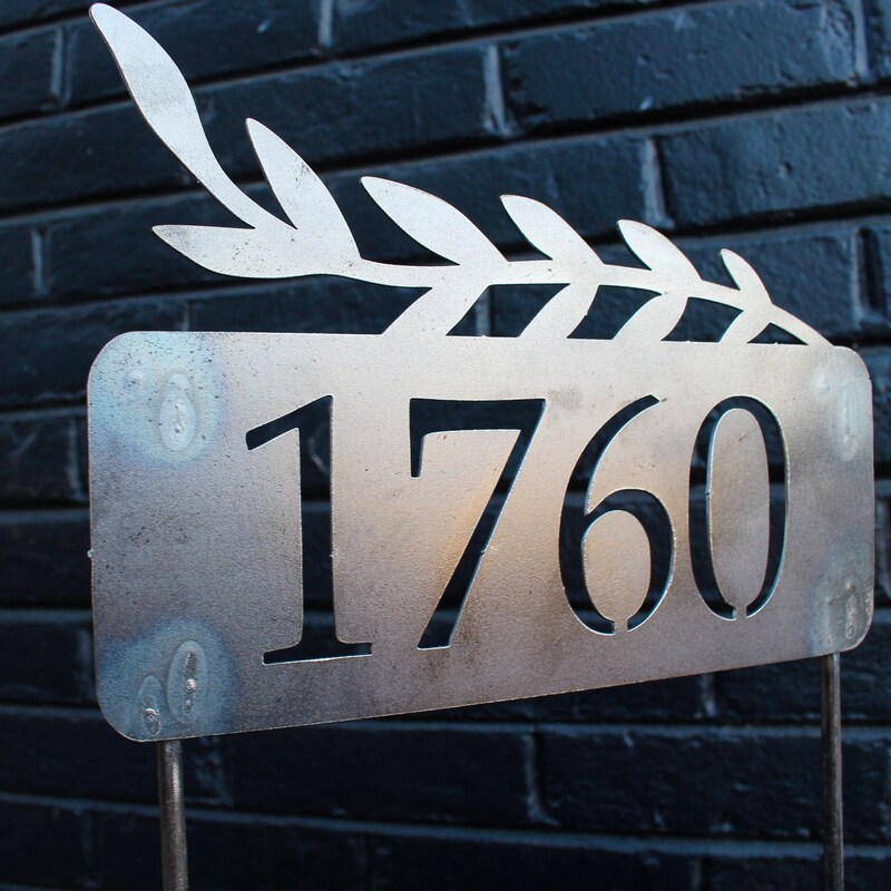 House Number Stake - Etsy