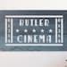 Personalized Movie Ticket Metal Sign - Custom Home Theater Sign ...